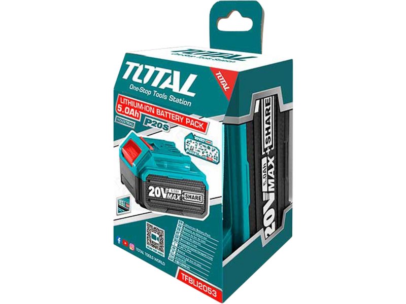 TOTAL TFBLI2053 baterie 20V 5Ah LiIon Industrial P20S, ORIGINÁL | NAKO ...
