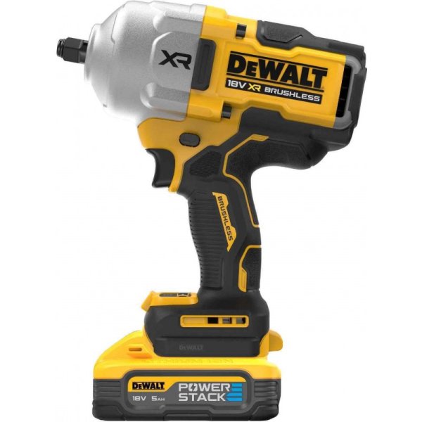 DeWALT DCF961H2T aku rázový utahovák bezuhlíkový 1/2" 18V 2x5Ah XR LiIon POWERSTACK | NAKO Pardubice