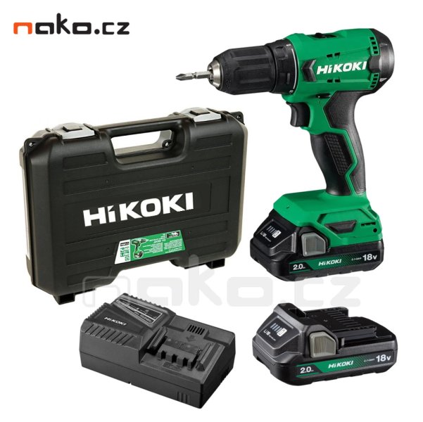 HiKOKI DS18DAWCZ aku vrtačka 18V 2x 2Ah LiIon | NAKO Pardubice