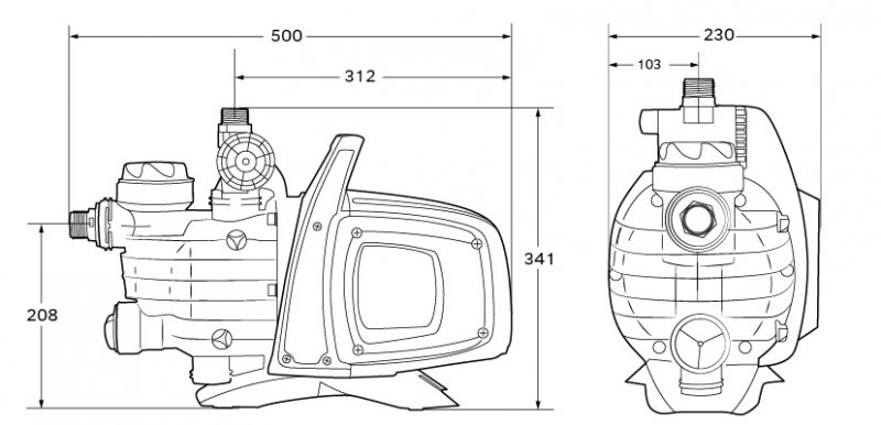 EASY MULTI 1000 Automatic elektronická vícestupňová vodárna | NAKO Pardubice
