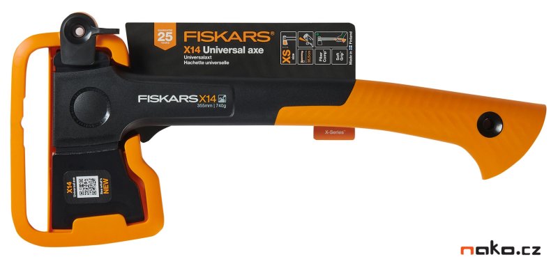 FISKARS X14 (XS) univerzální sekera 1069102 X-Series | NAKO Pardubice