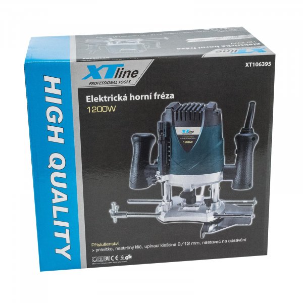 XTline XT106395 horní frézka 1200W, 8,12mm | NAKO Pardubice