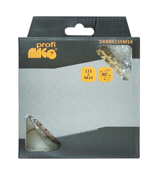 MAGG Profi DKRBE115M14 diamantový kotouč RB 115mm řezný a brusný M14 ...